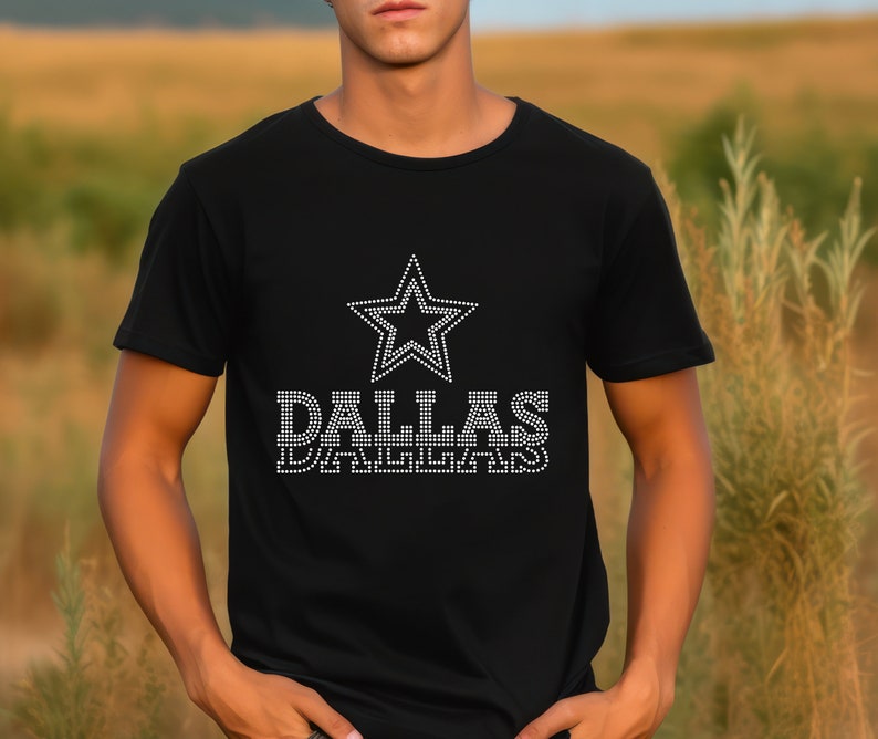 Rhinestone Dallas Template Svg Rhinestone SS10 Dallas Design Png Eps ...