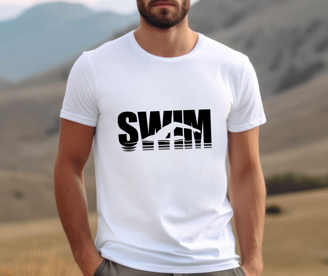 Swim Svg Swimming Svg Swim Svg Png Swimmer Silhouette Svg Cut Design ...