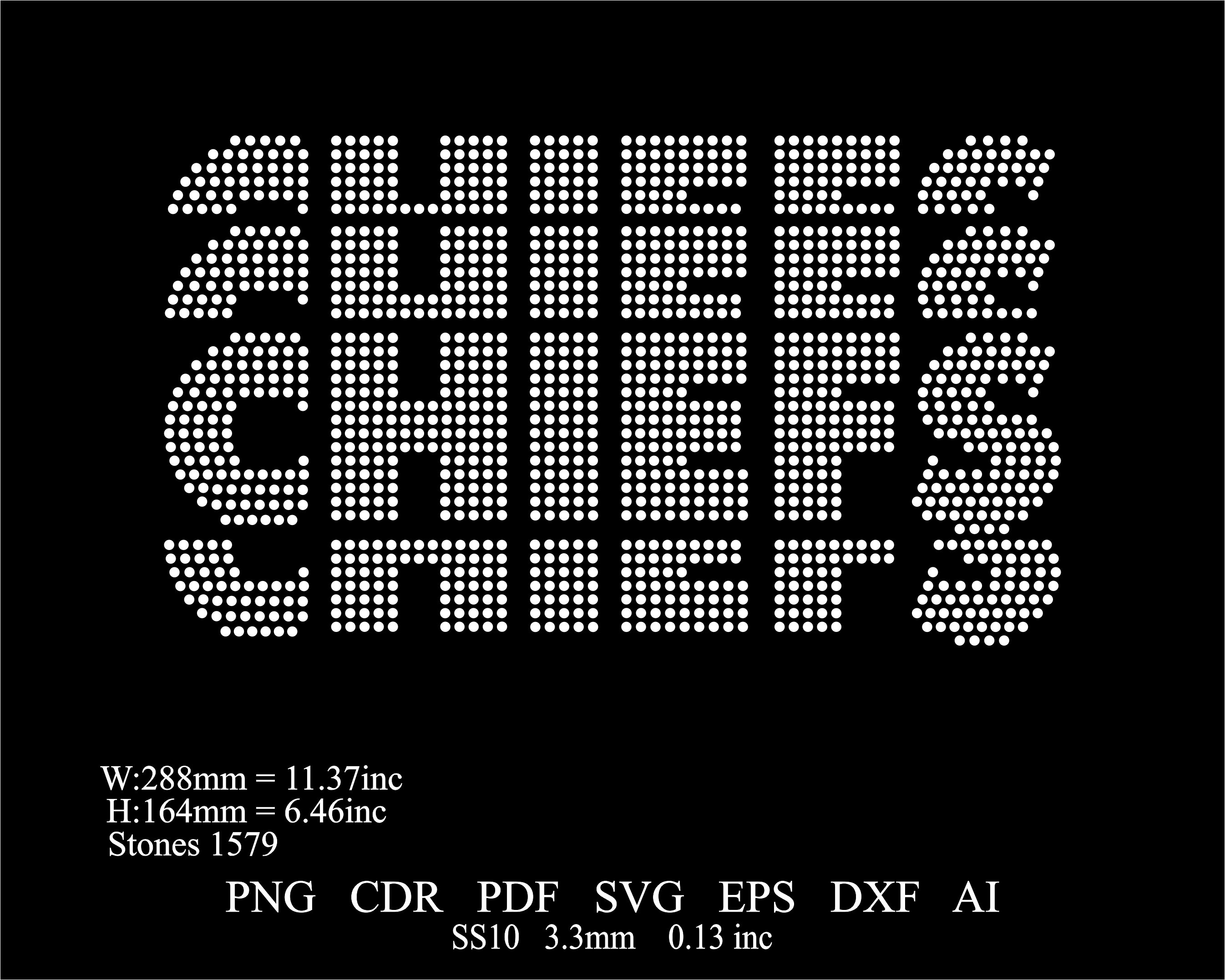 Rhinestone Chiefs Template Rhinestone Ss10 Chiefs Template Svg Png Eps ...