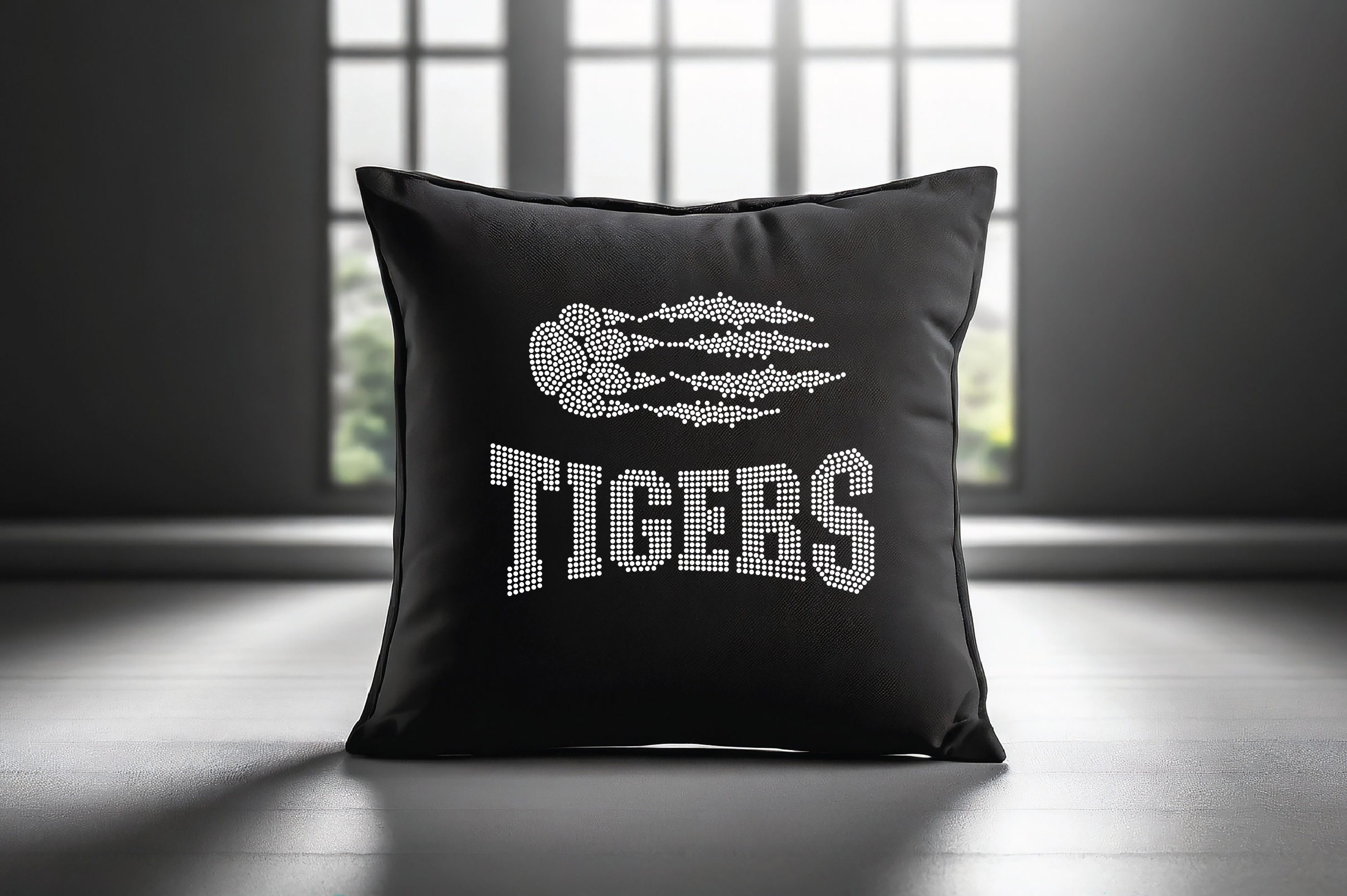 Rhinestone Tigers Template Rhinestone Ss10 Tigers Template Svg Cdr Png ...