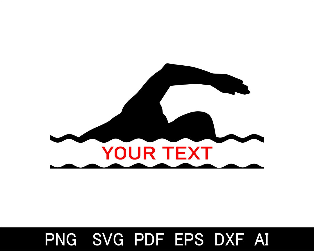 Swimmer Svg Swimming Svg Swim Svg Png Swimmer Monogram Silhouette Cut ...