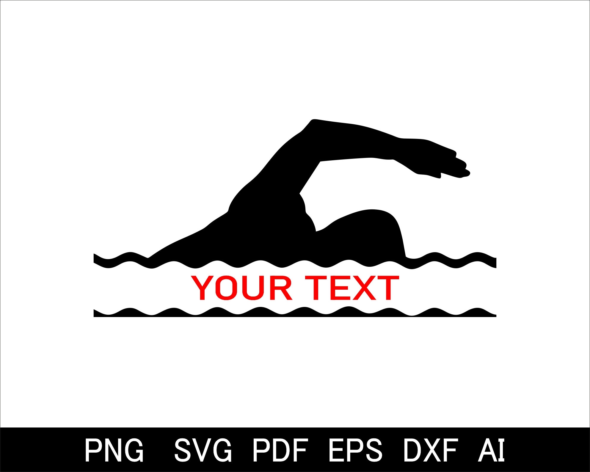 Swimmer Svg Swimming Svg Swim Svg Png Swimmer Monogram Silhouette Cut ...