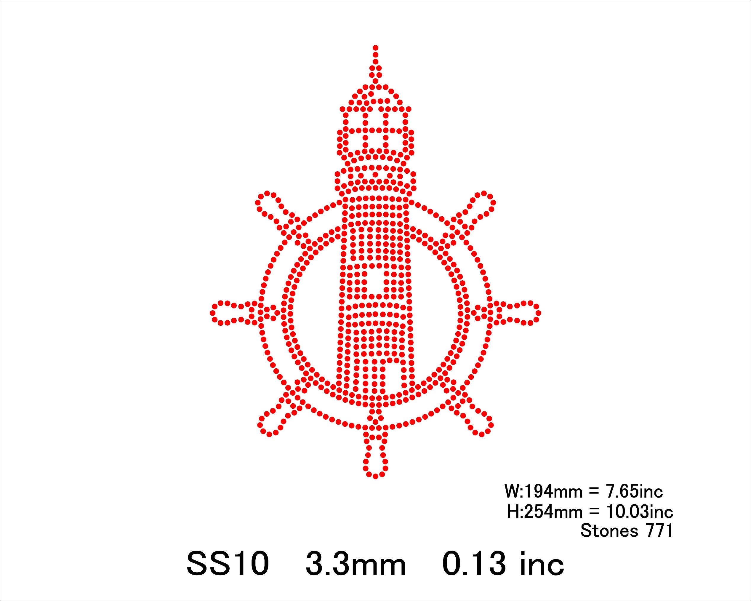 Rhinestone Lighthouse Template Svg Rhinestone Template Svg Png Files ...