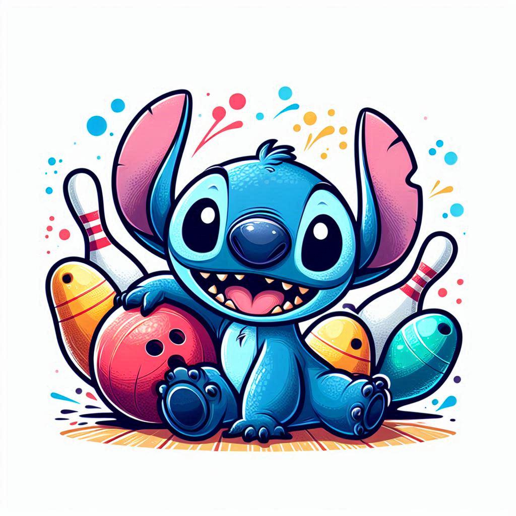 5 PNG Stitch Bowling Bundle Design Stitch Png High Quality Sublimation ...