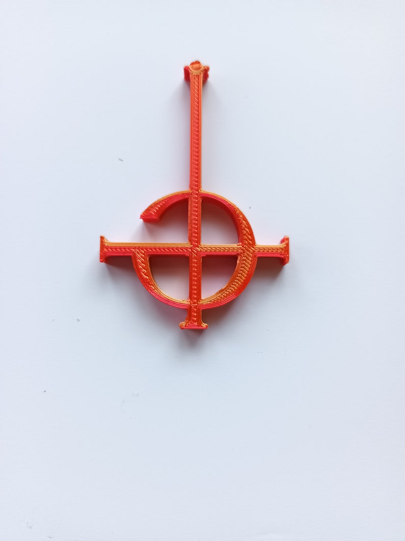 The Band Ghost 3D Printed Grucifix Keychain - Etsy