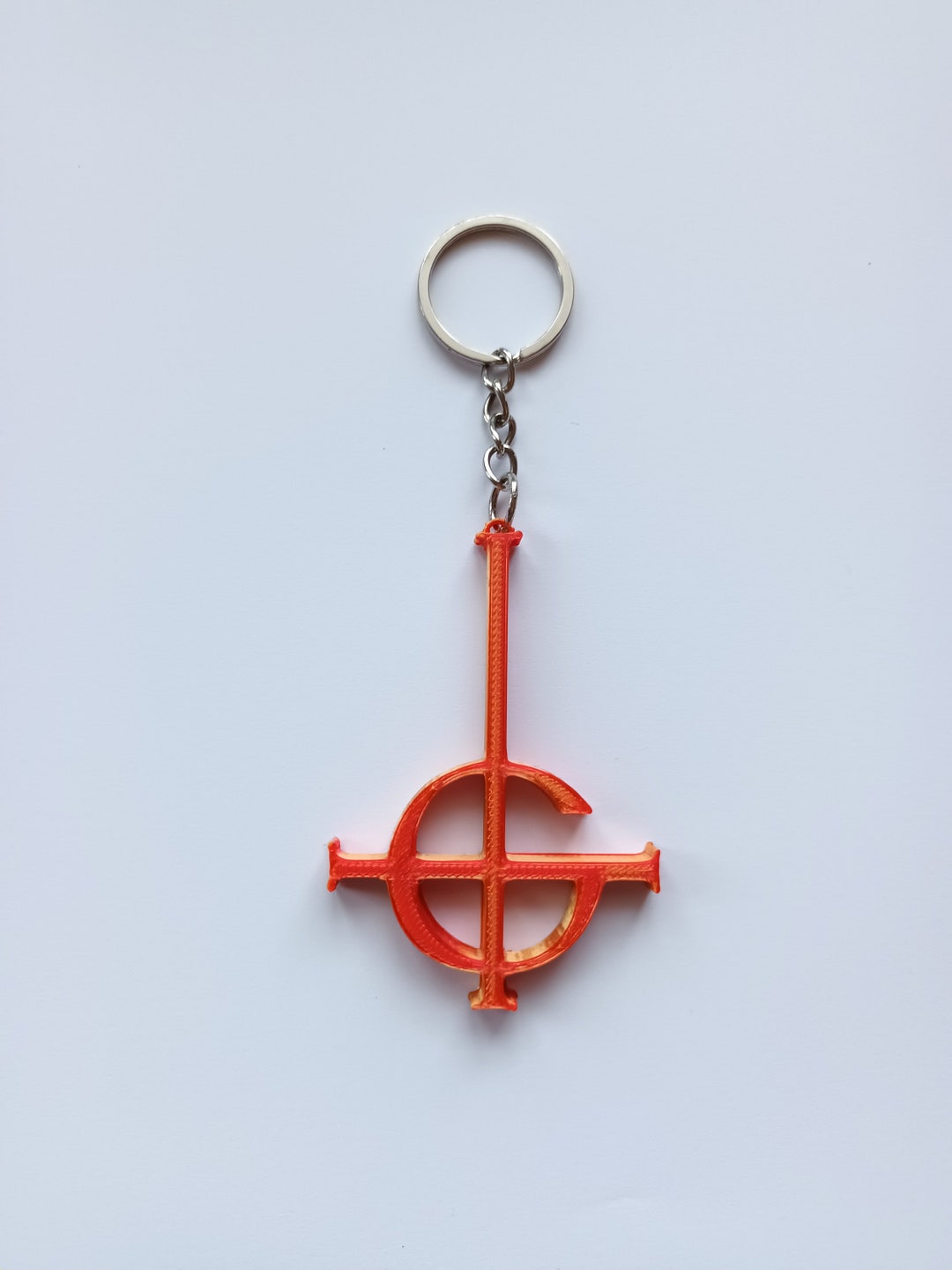 The Band Ghost 3D Printed Grucifix Keychain - Etsy