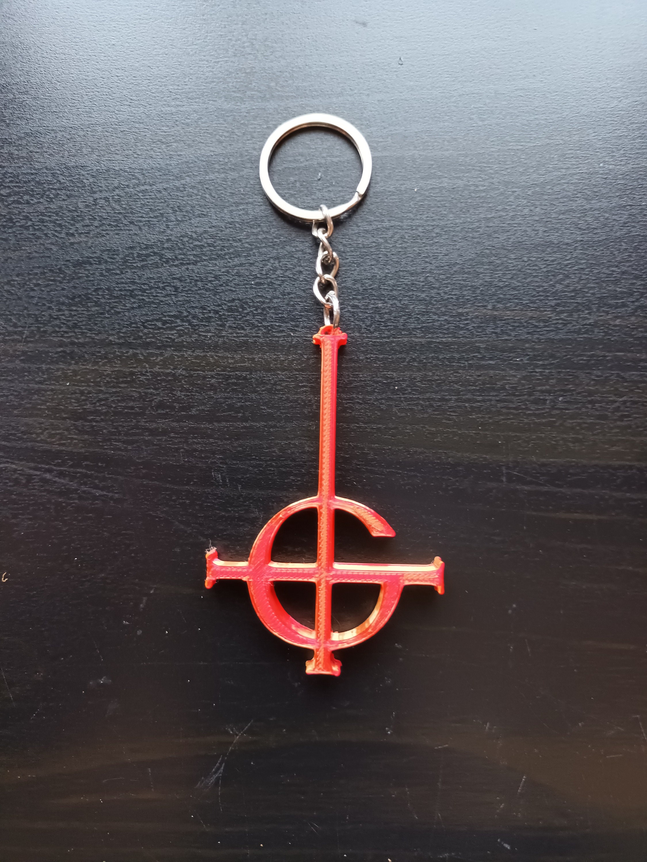 The Band Ghost 3D Printed Grucifix Keychain - Etsy