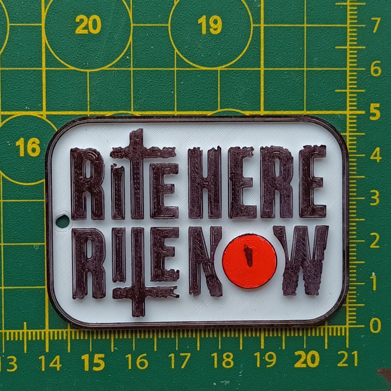 The Band Ghost Rite Here Rite Now Logo Keychain - Etsy