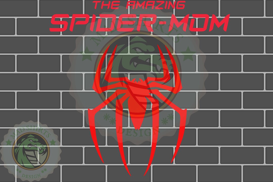 The Amazing Spider Mom PNG SVG FILE, Descarga digital, Spider Mom Svg ...