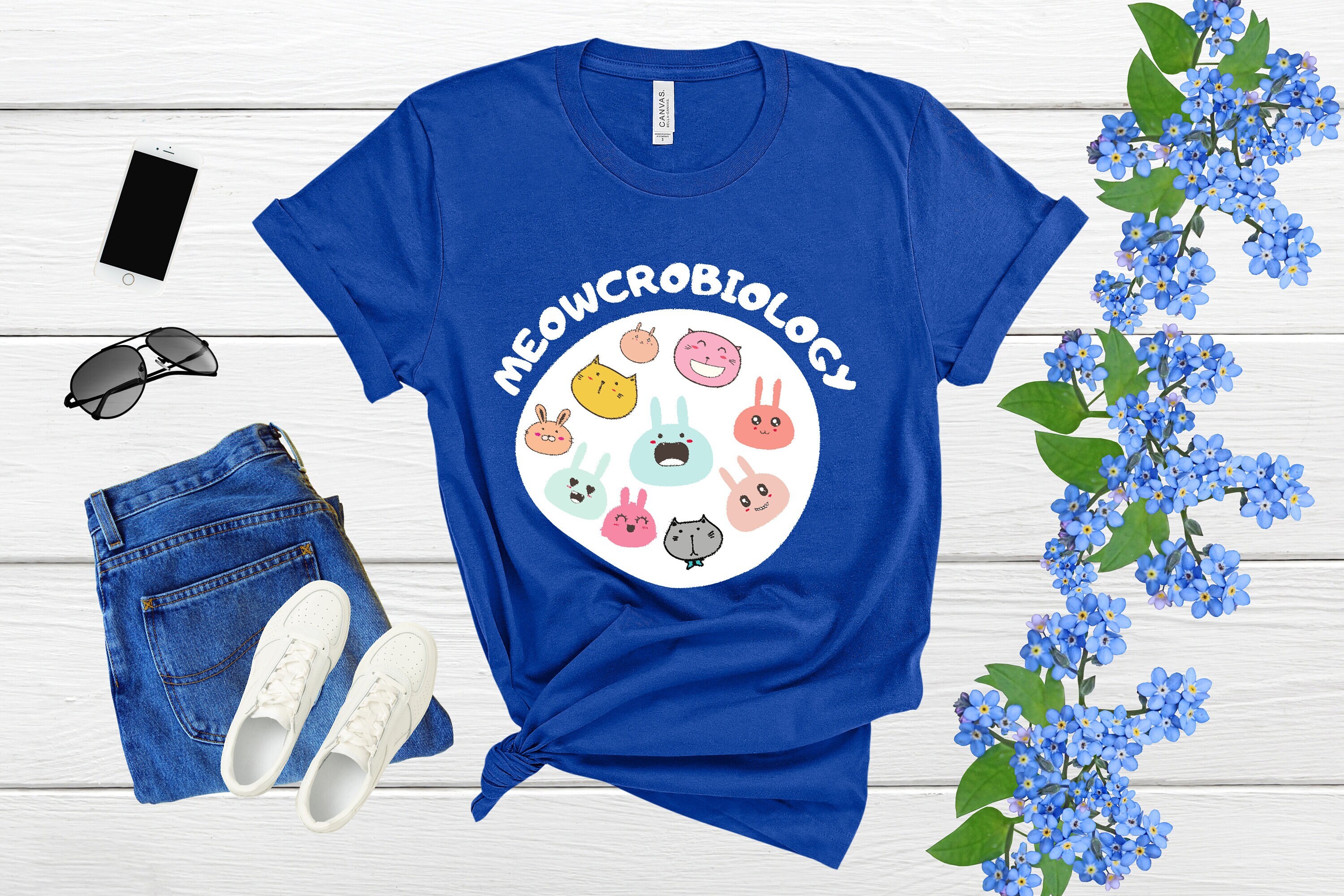 Meowcrobiology T-shirt, Microbiology Student Shirt, Microbiologist Gift ...