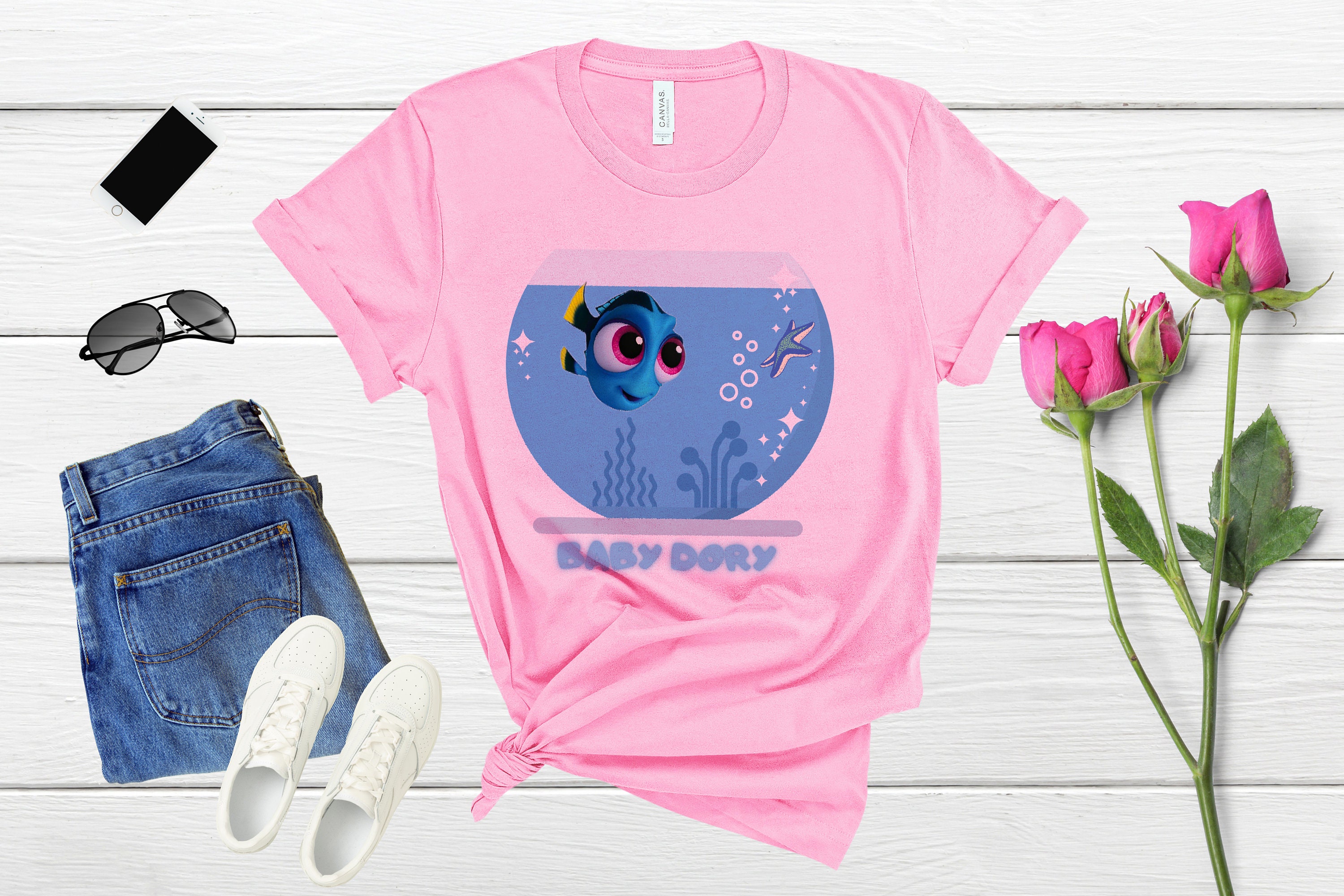 Baby Dory Shirt, Magic Kingdom, Aquarium, Cute Ear Shirt, Finding Dory ...
