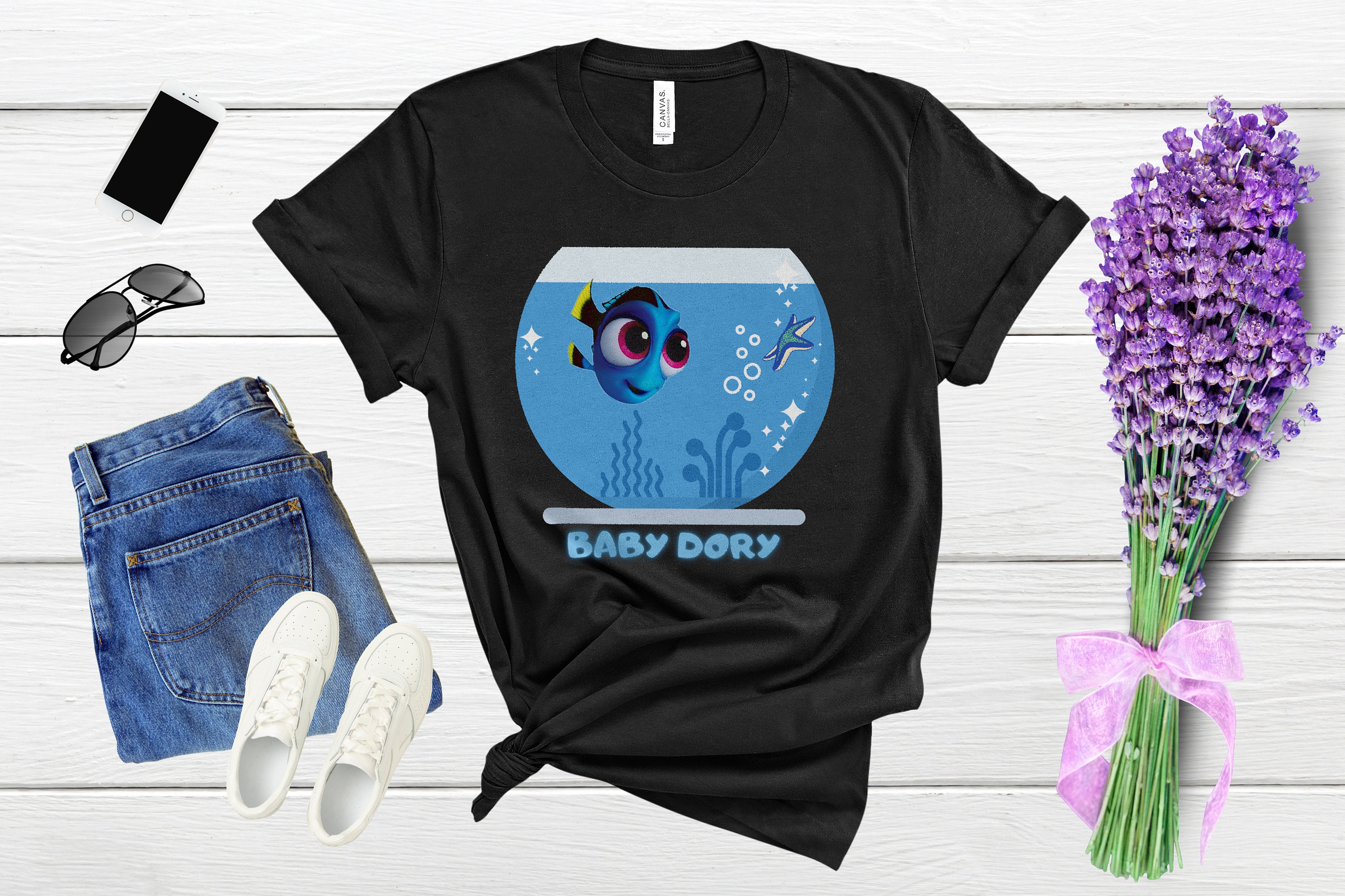 Baby Dory Shirt, Magic Kingdom, Aquarium, Cute Ear Shirt, Finding Dory ...