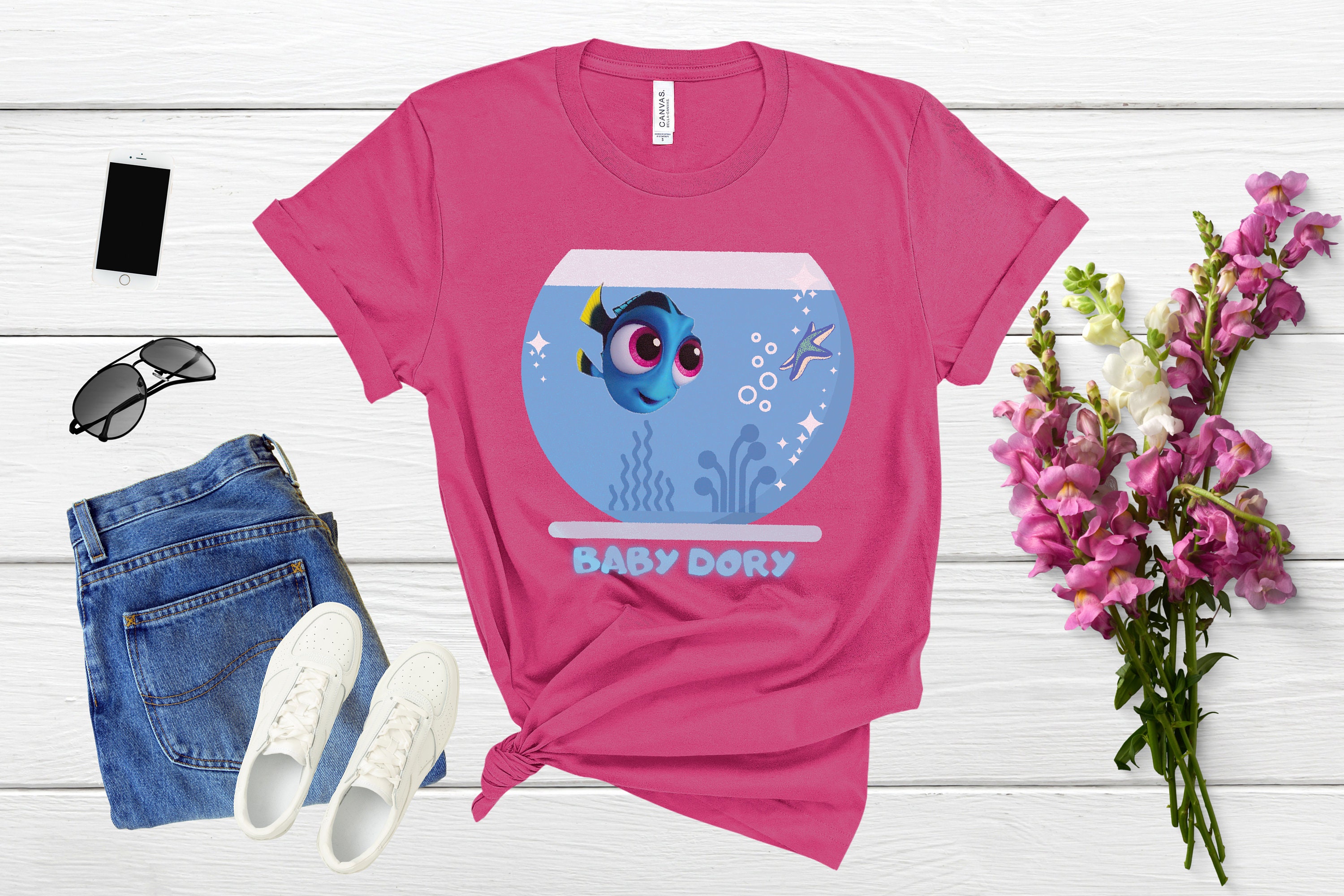 Baby Dory Shirt, Magic Kingdom, Aquarium, Cute Ear Shirt, Finding Dory ...