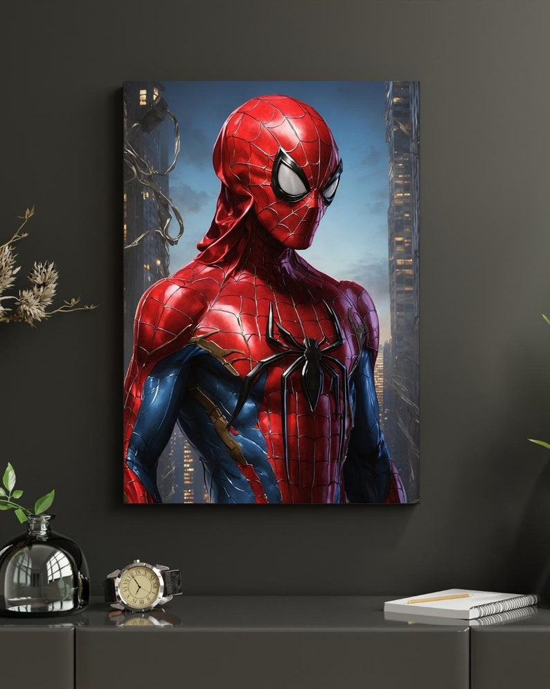 The Colorful World of Spider-man - Etsy