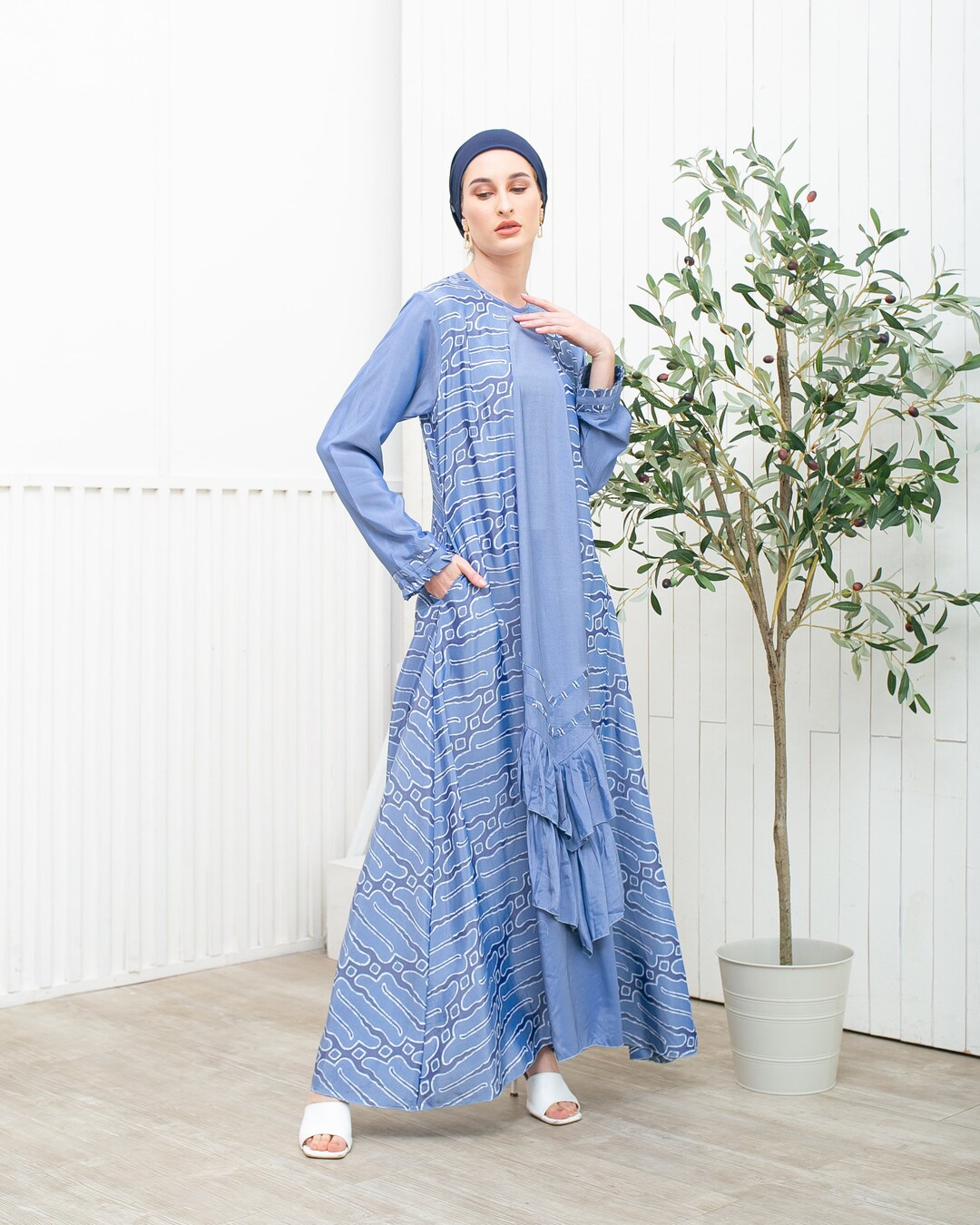 Kayra Batik Batik Silk Dress With a Modern Twist, Classic Design, and ...