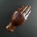 Vintage Wooden Hand Sculpture Artisanal Ritual Offering Holder - Etsy