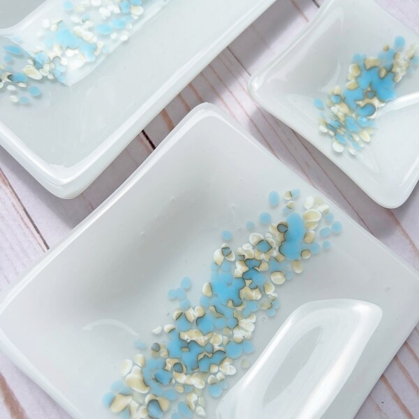 Fused Glass Trinket Dish - Etsy