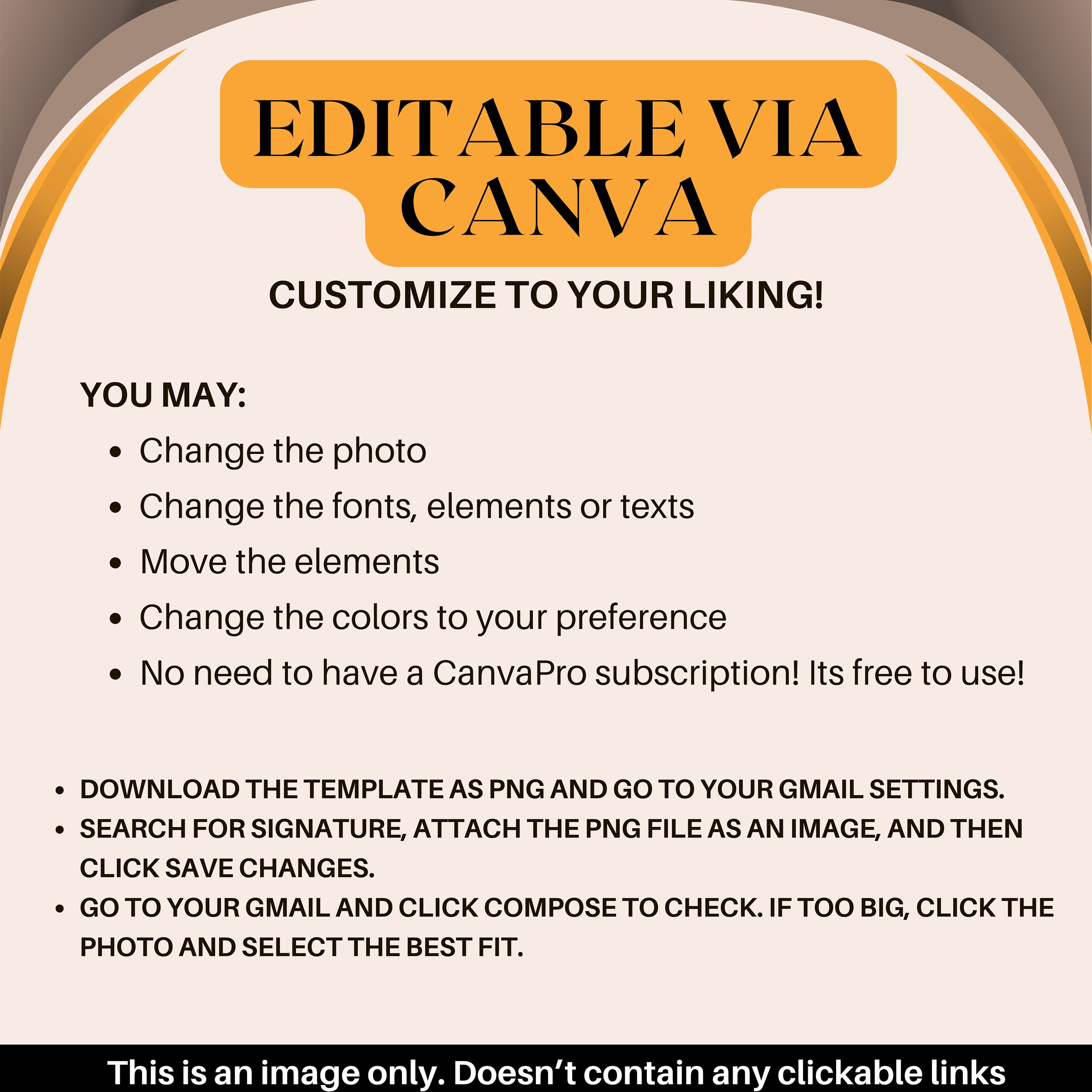 10 Email Signature Template Canva. Editable Canva Signature Design ...