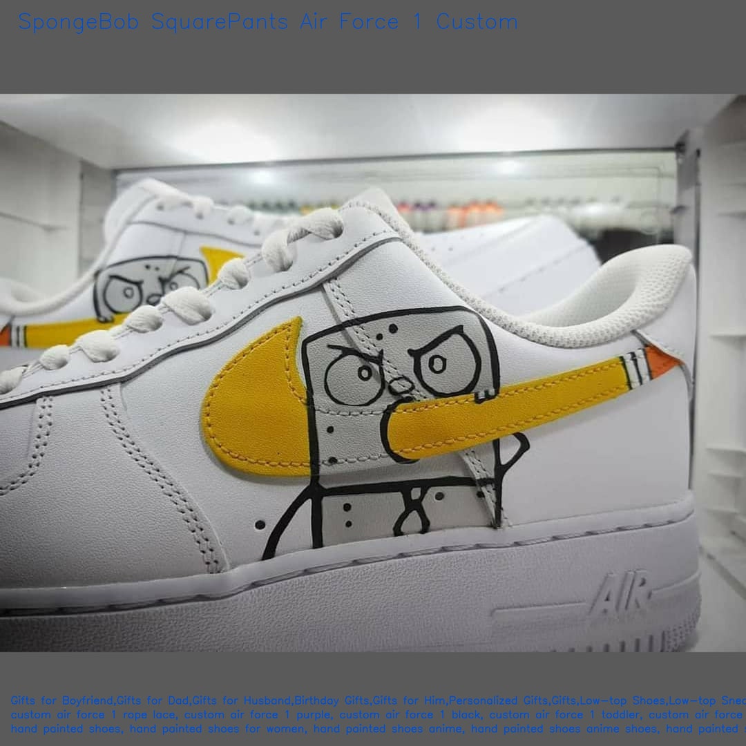 Spongebob Squarepants Air Force 1 Custombuy Now: Luxetsy.com/pu-216 - Etsy