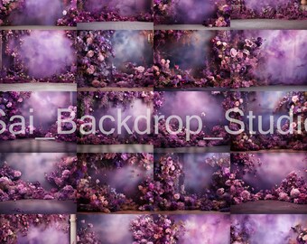 Tropical Forest Digital Backdrops Set of 19 Maternity - Etsy