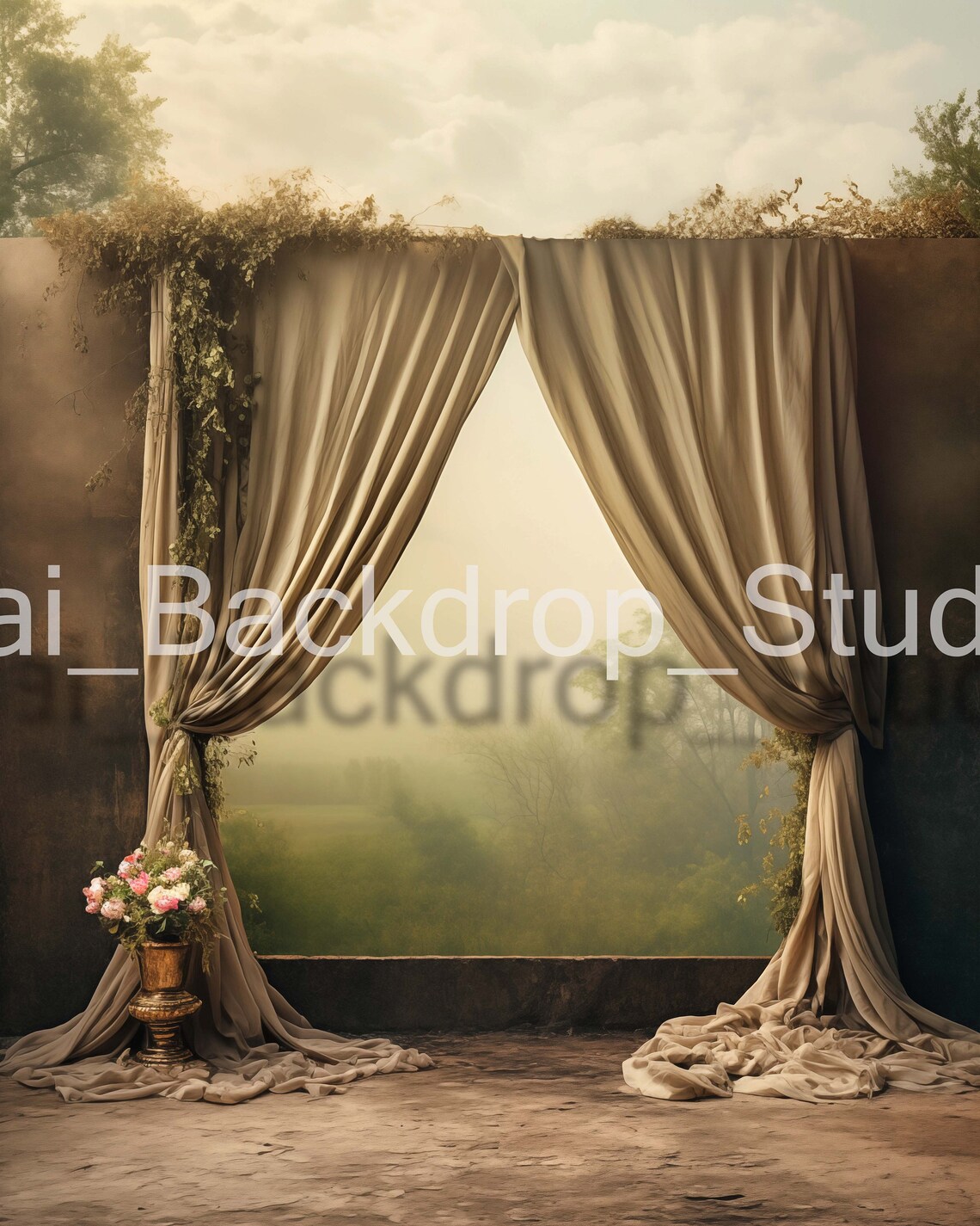 Scenic Outlook Set of 8 Digital Backdrops, Maternity Backdrop Overlays ...
