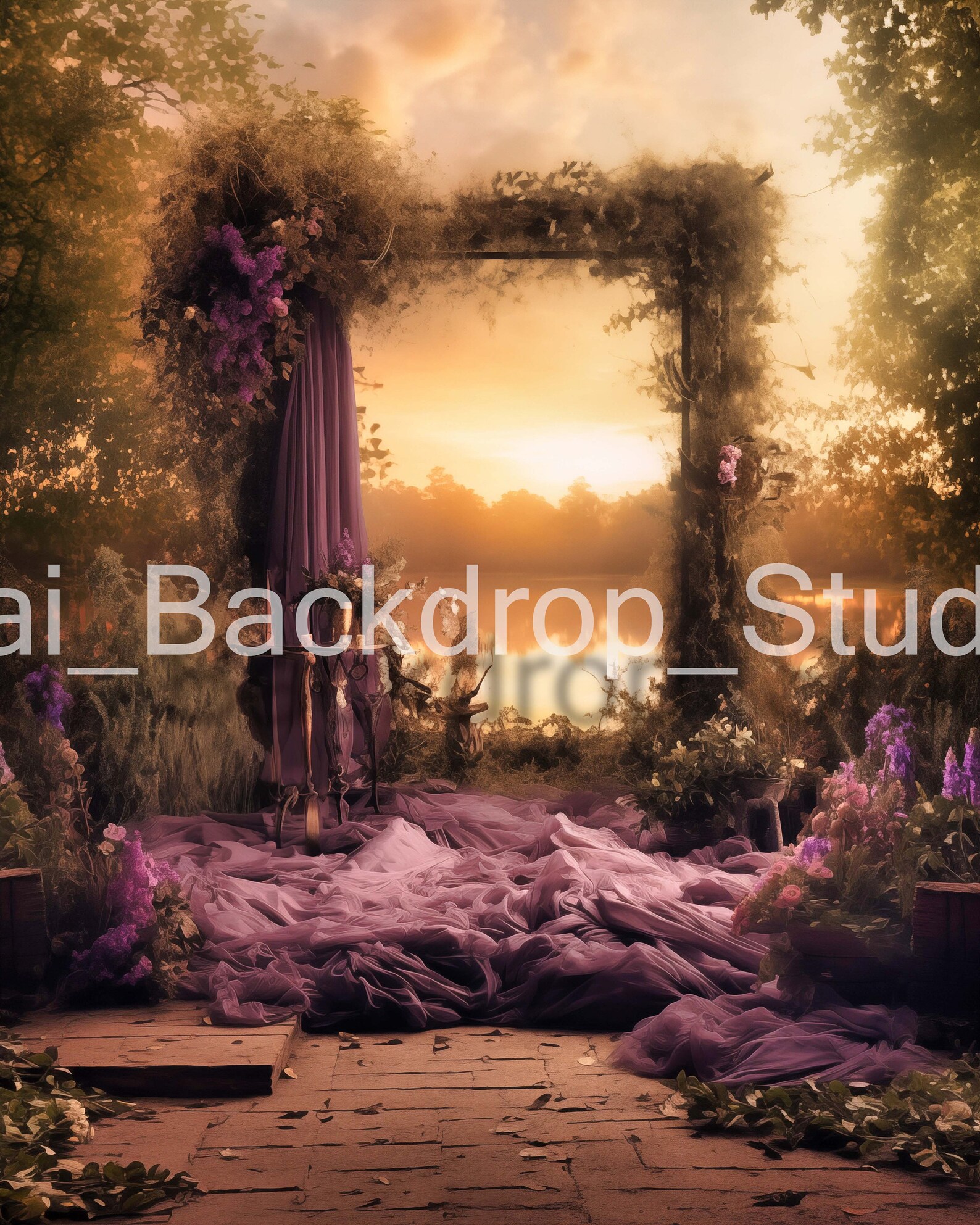 Scenic Outlook Set of 8 Digital Backdrops, Maternity Backdrop Overlays ...