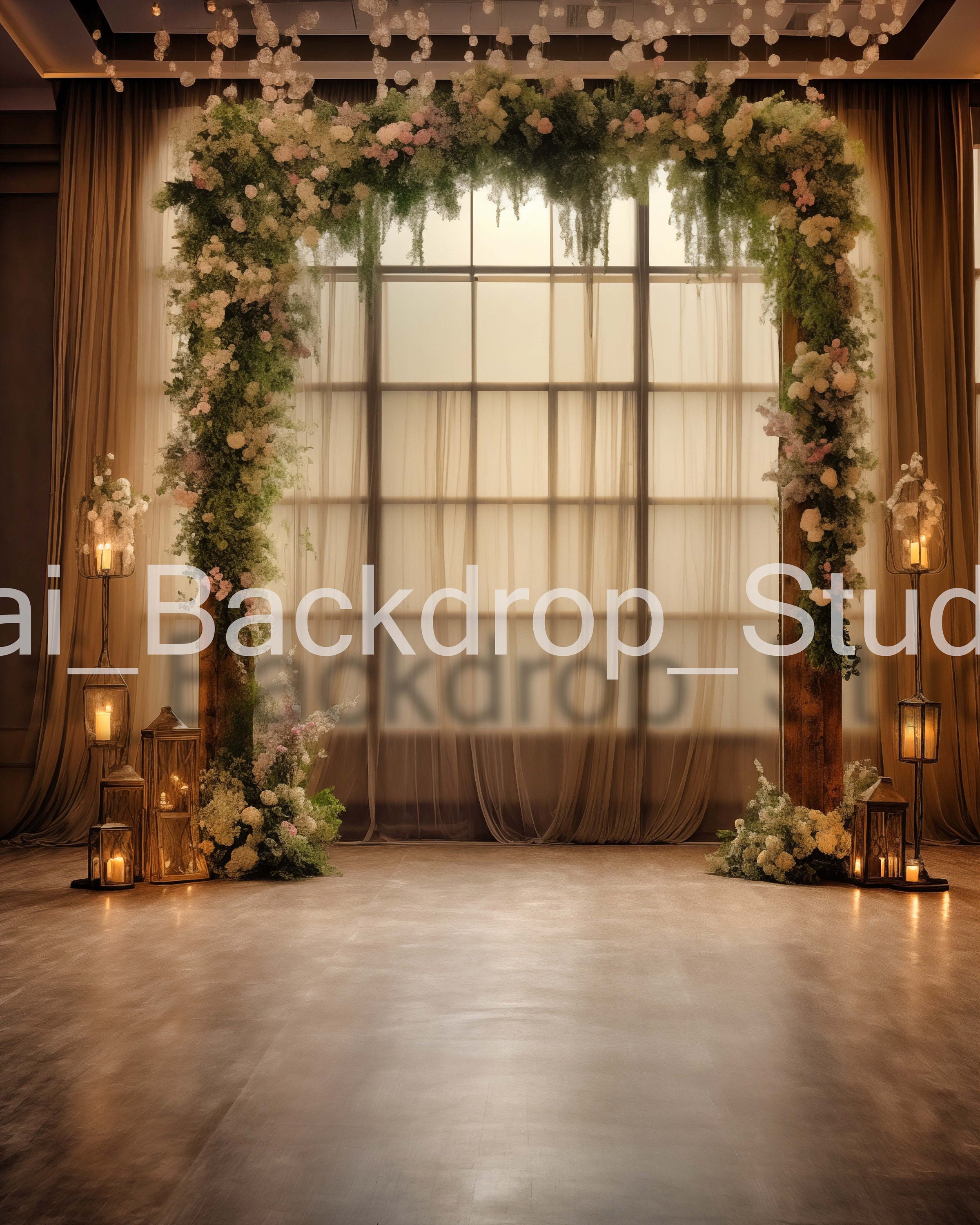 Indian Wedding Stage Backdrop Set of 6, Digital Backdrop ,studio ...