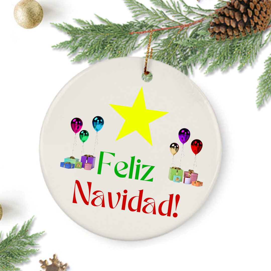 Mexican Christmas Ornaments, Globos Feliz Navidad Ornament, Decoration ...