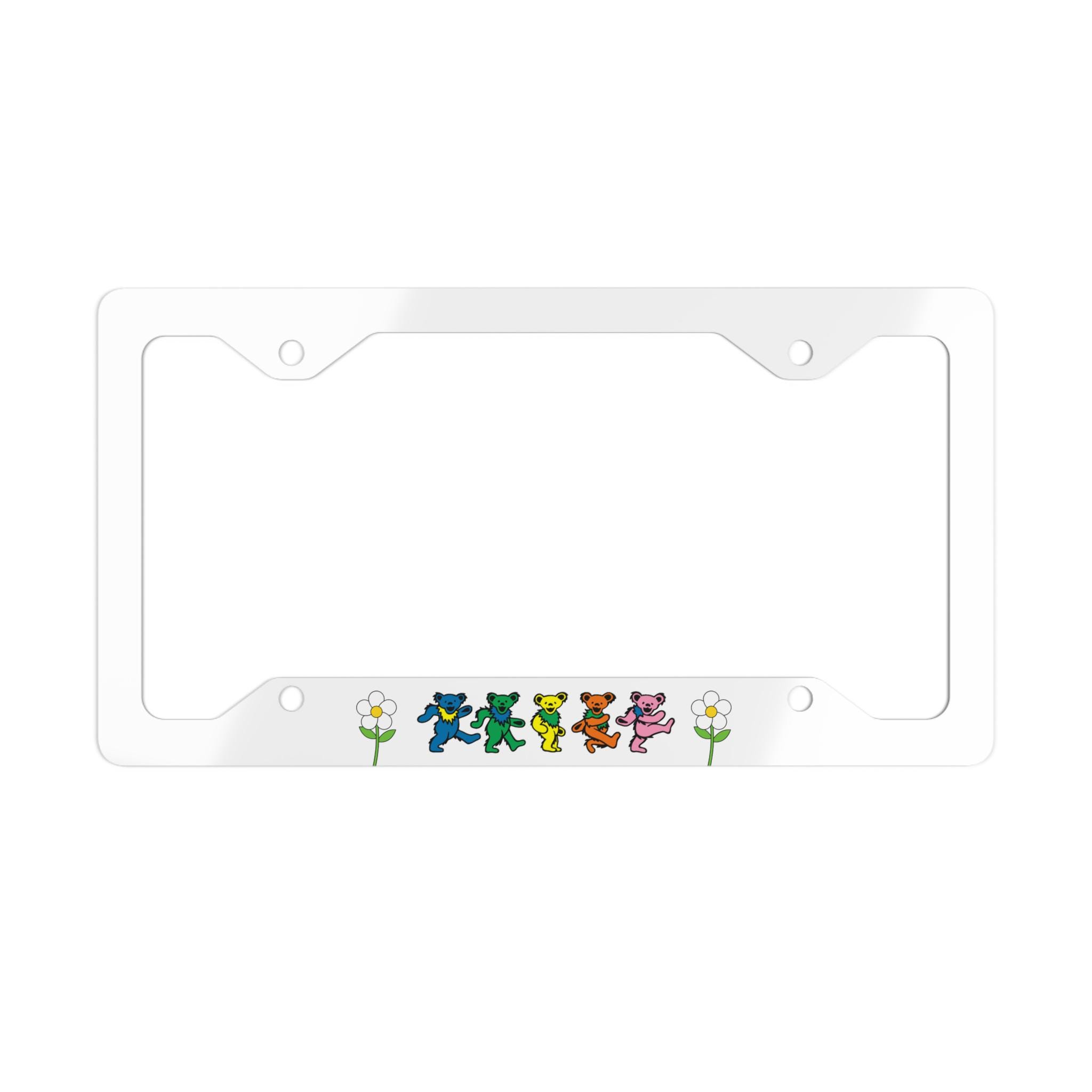 Grateful Dead Dancing Bears Metal License Plate Frame - Etsy