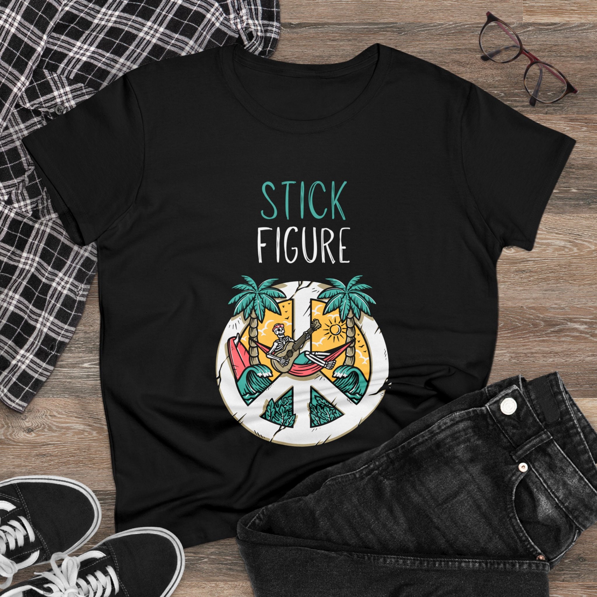 STICK FIGURE | Reggae | Good Vibes | Peace Sign | Beach | Skeleton ...