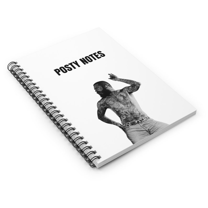 POSTY NOTES Post Malone Post-it Notes Posty Notepad Notes Spiral ...