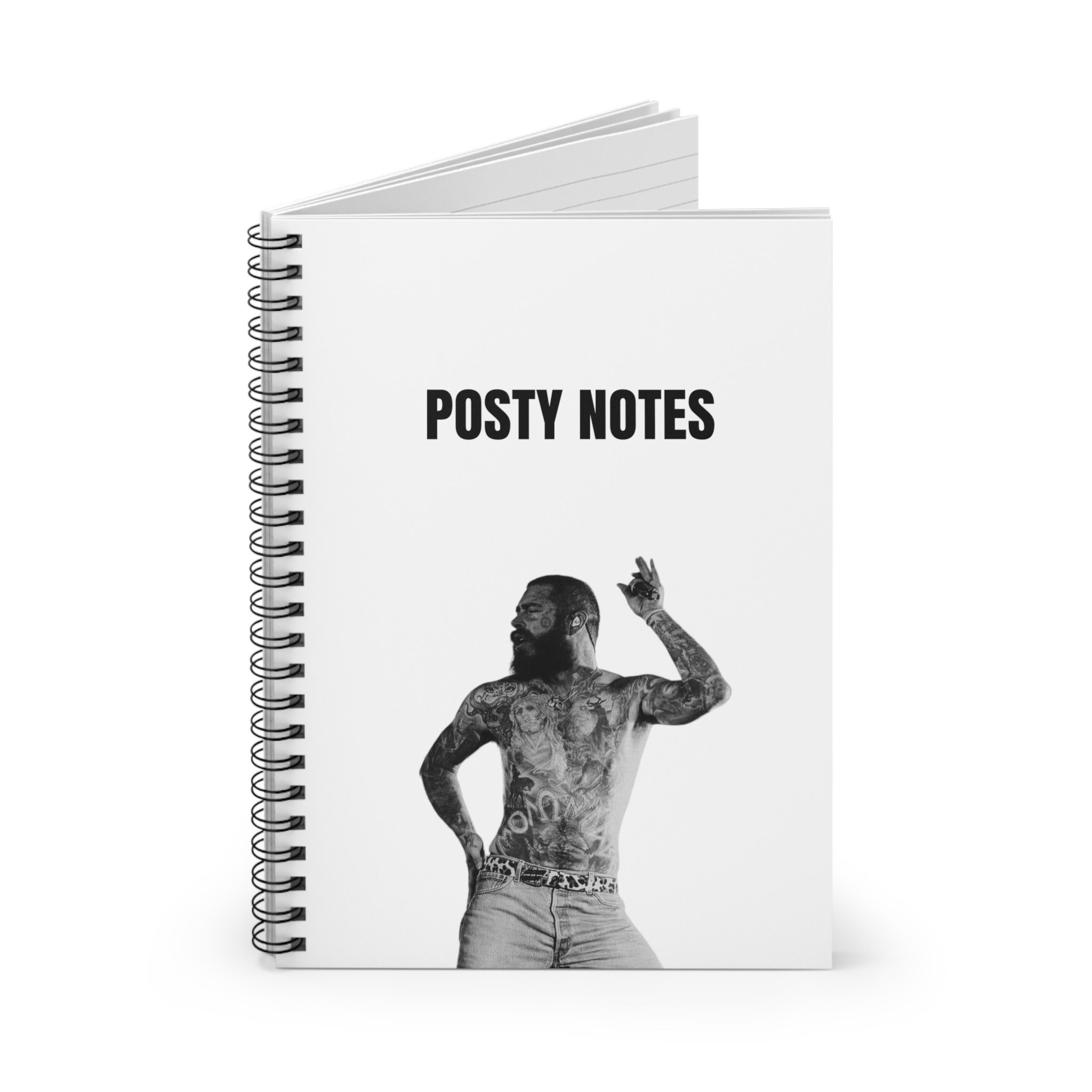 POSTY NOTES Post Malone Post-it Notes Posty Notepad Notes Spiral ...