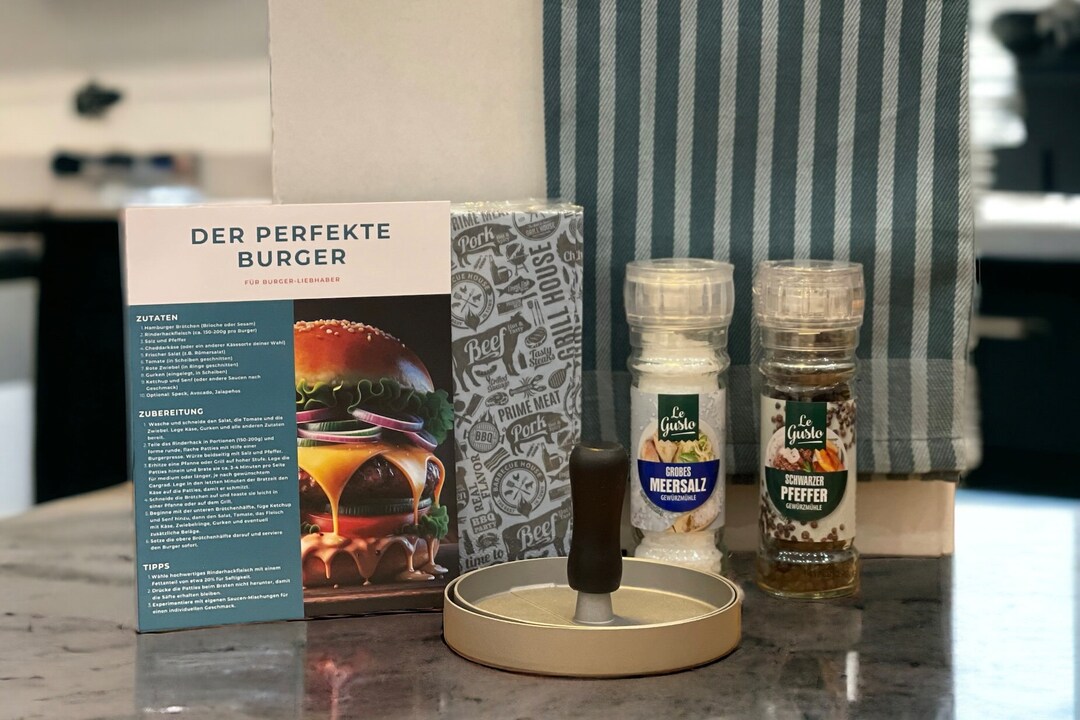 Favorite Chef Gift Box Perfect Burger Master Kit Gift for Men, Gourmet ...