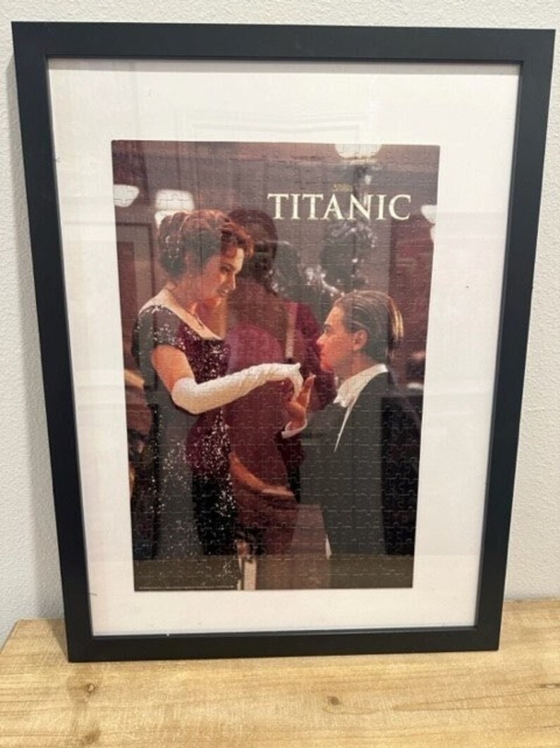 Completed Framed Titanic Puzzle Decor Wood Frame Picture - Etsy