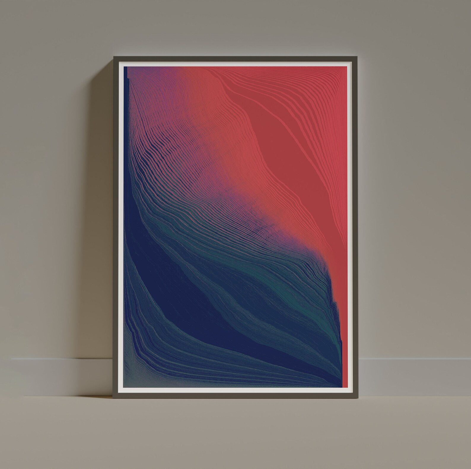 Stratification 9 Printable Digital and Glitch Art Poster - Etsy