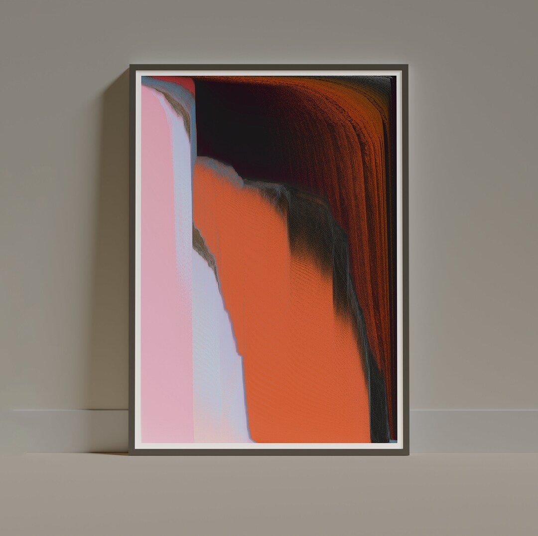 Stratification 10 Printable Digital and Glitch Art Poster - Etsy