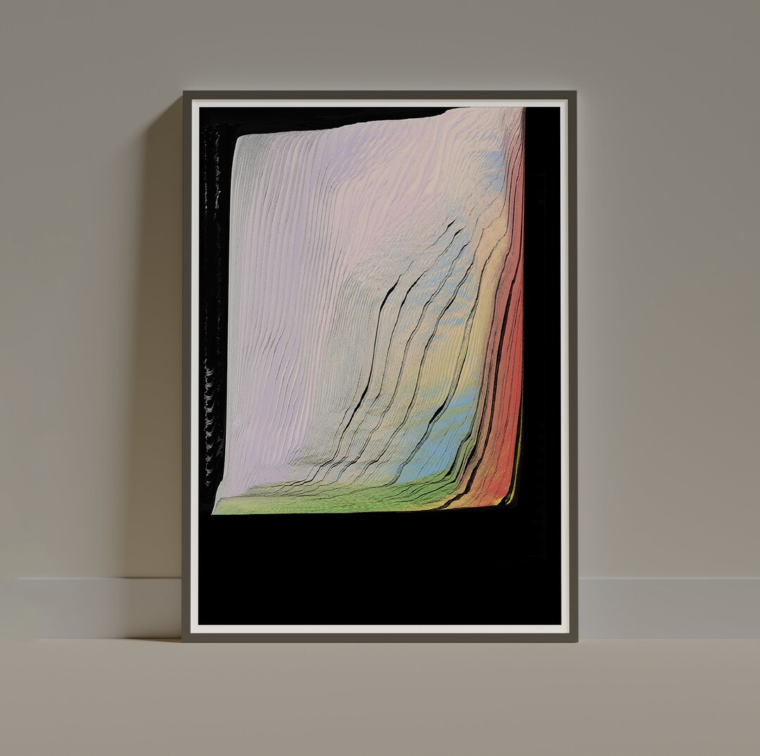 Stratification 11 Printable Digital and Glitch Art Poster - Etsy