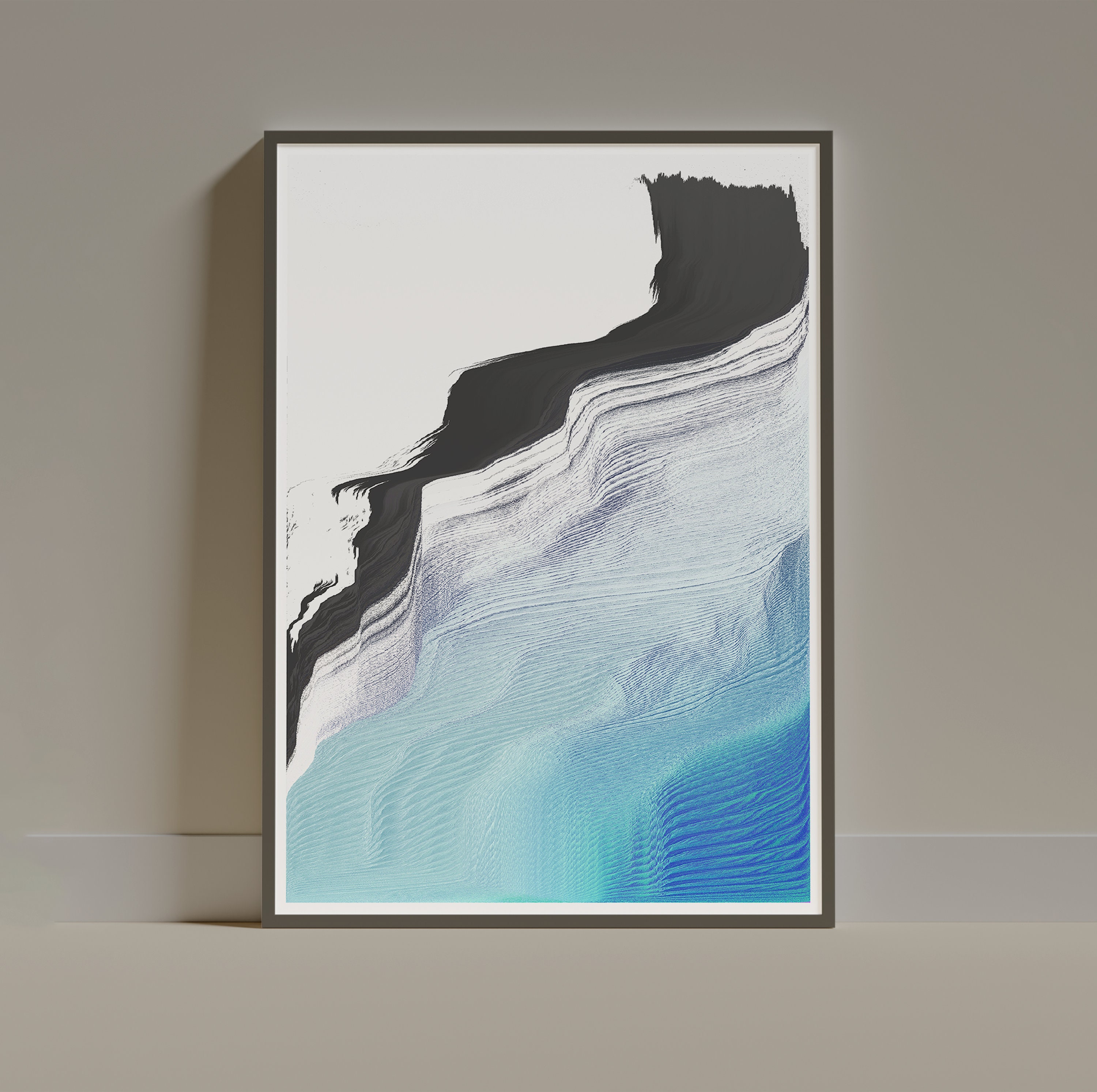 Stratification 8 Printable Digital and Glitch Art Poster - Etsy