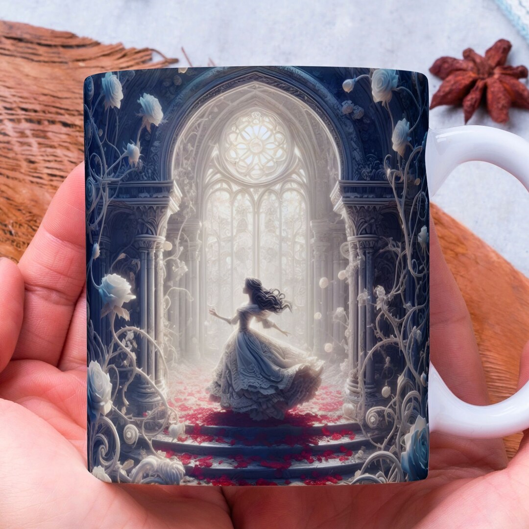 3D Mug Wrap Png Bundle 11oz 15oz 5 Hole in a Wall Designs Beauty and ...