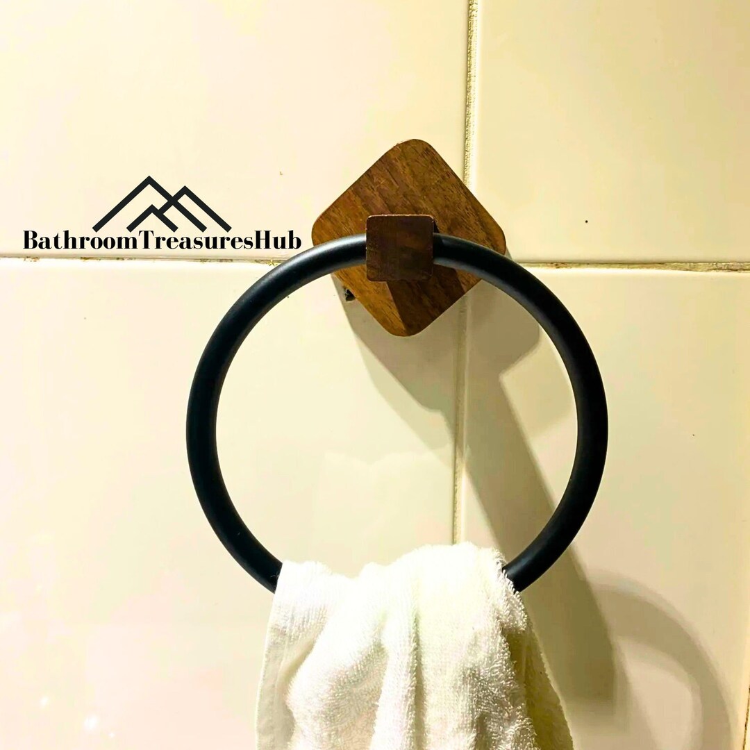 Wall Mounted Towel Rack, Towel Rack, Wall Towel Holder, Hand Towel ...
