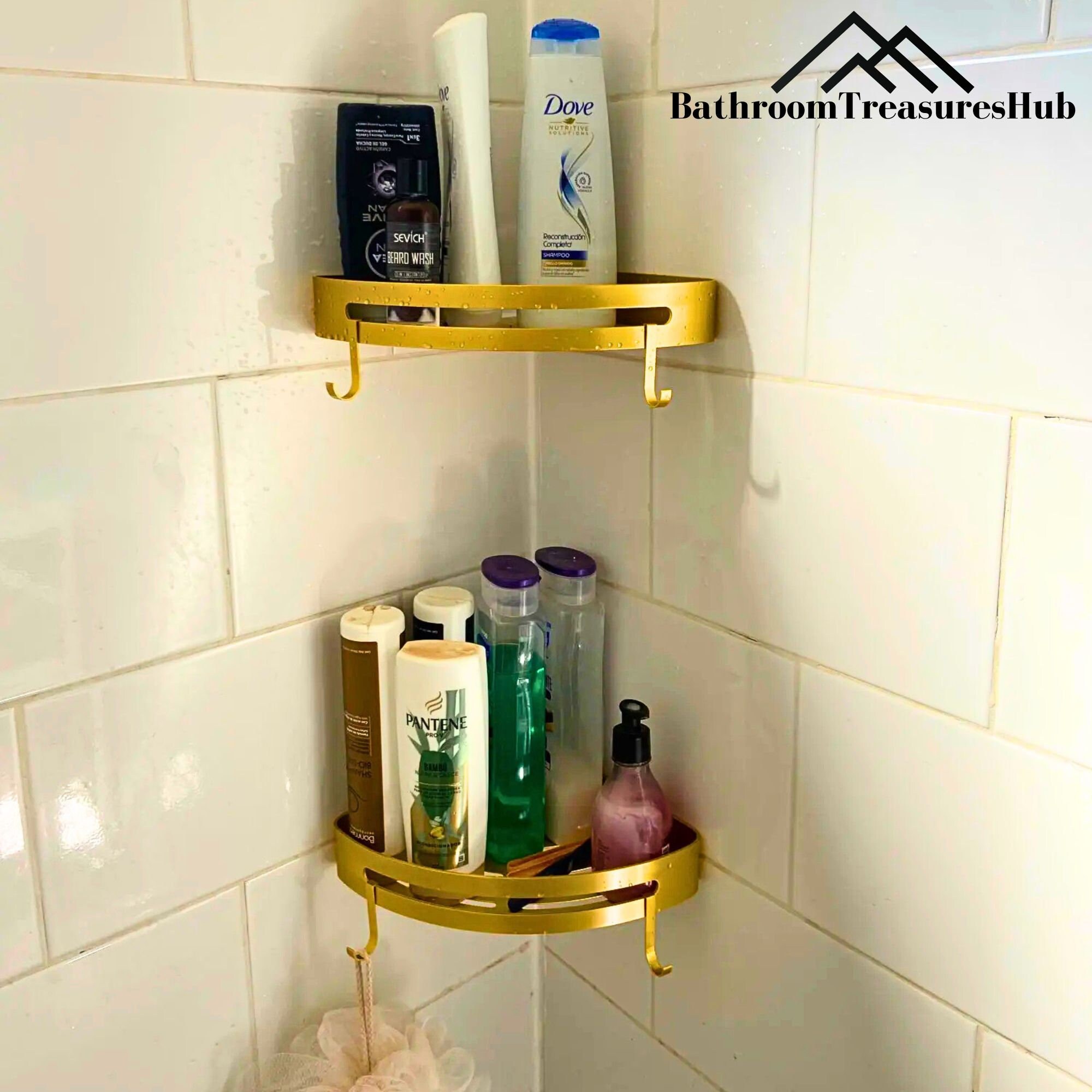 Corner Shelf, Corner Storage Shelf, Bathroom, Bath Accessories, Shower ...