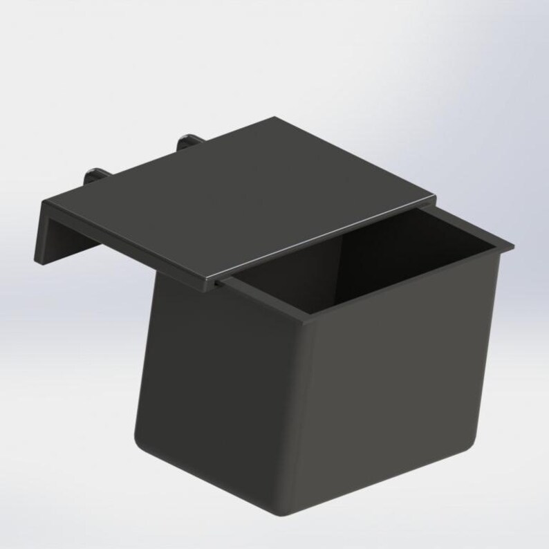 3D Printable Sliding Storage Bin 100x60 SKADIS STL Files for Home ...