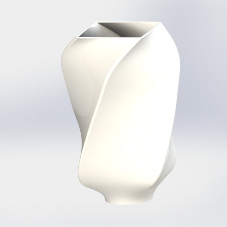 Square Twist Vase Stl File to Download and 3D Print, STL Files for 3d Printers, Printable Home ...