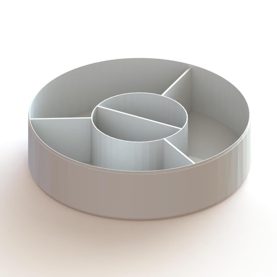 Snack Dip Tray With Lid Stl File to Download and 3D Print, STL Files ...