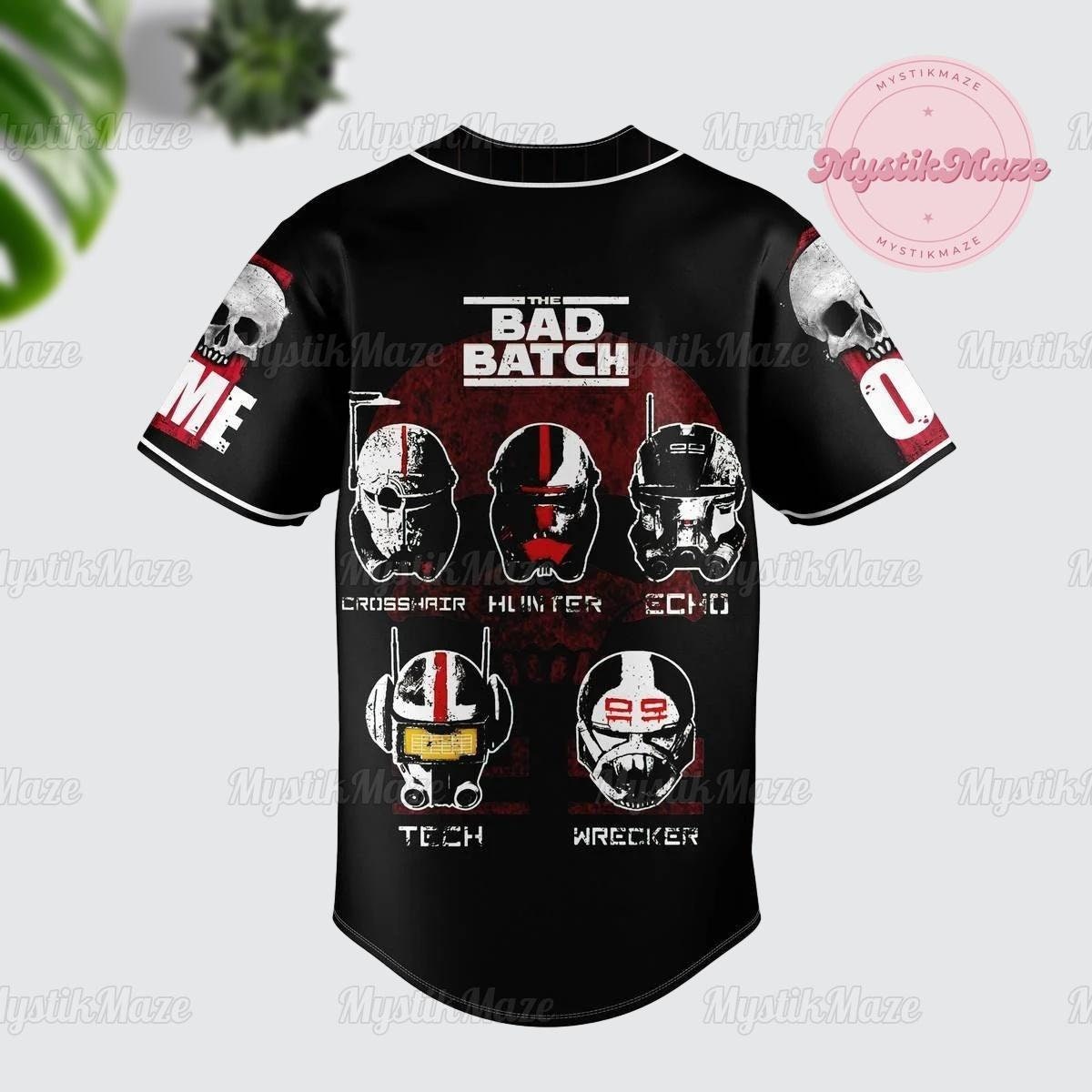 Personalized Bad Batch Jersey Shirt, Star Wars Baseball Jersey, Bad ...