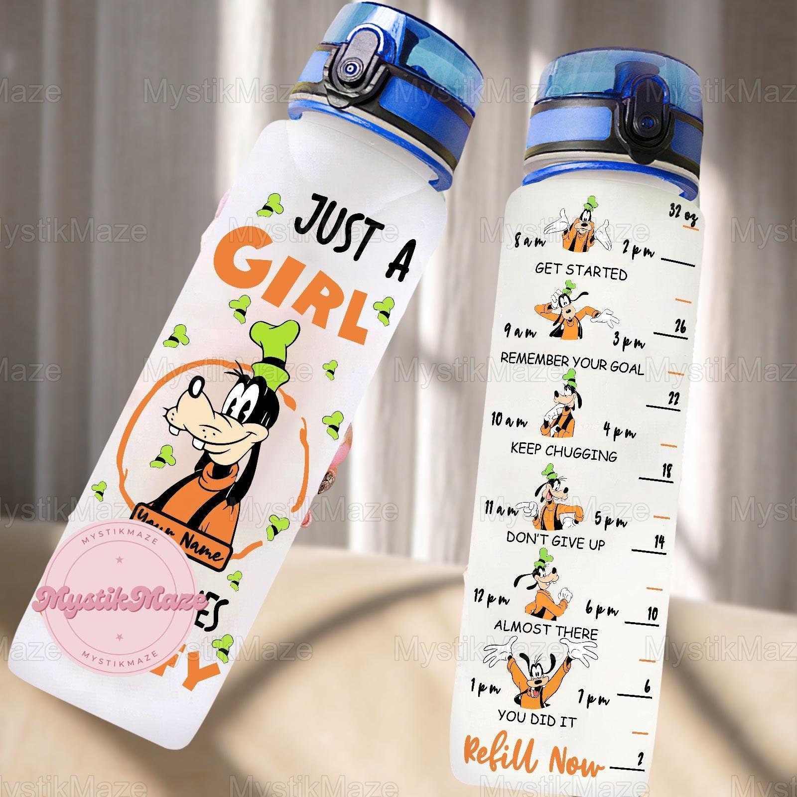 Goofy Water Bottle, Disney Goofy Water Tracker Bottle, Goofy Water ...
