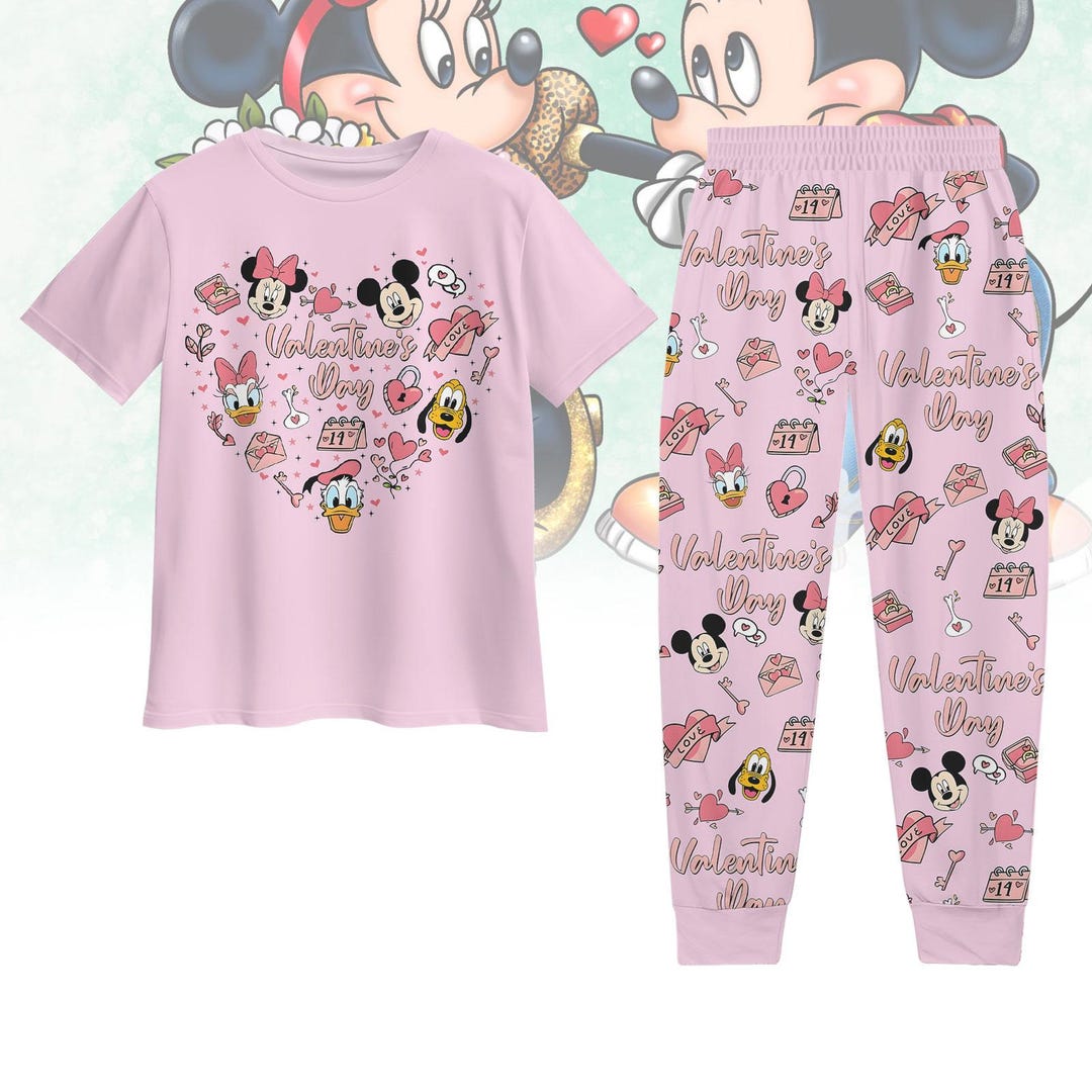 Mickey Minnie Mouse Pajamas Set, Disney Trip Shirt, Donald Daisy Duck ...