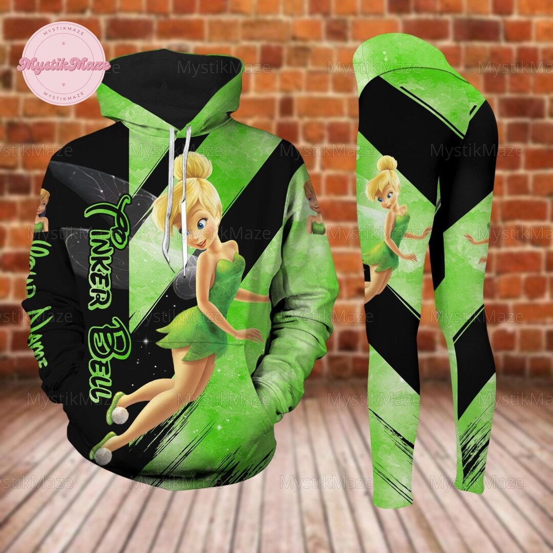 Personalized Tinker Bell Hoodie, Tinker Bell Legging, Tinker Bell ...