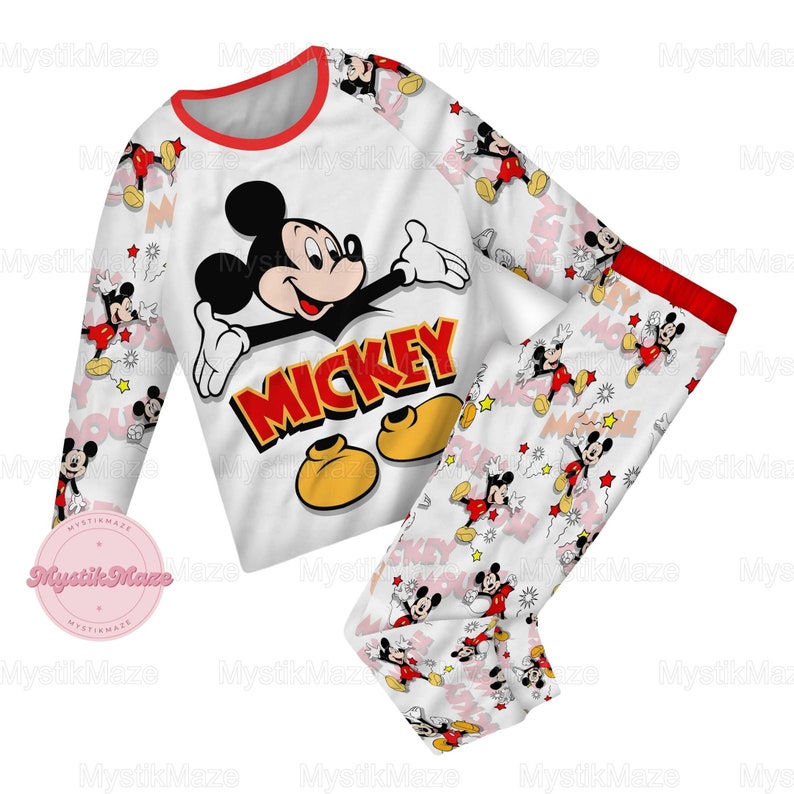 Mickey Pajamas Family, Mickey Mouse Funhouse Holiday Pajamas, Mickey ...