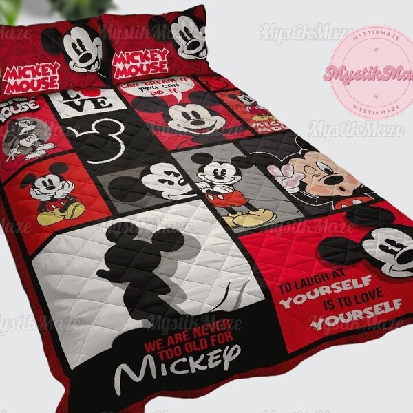 Mickey Mouse Quilt - Etsy